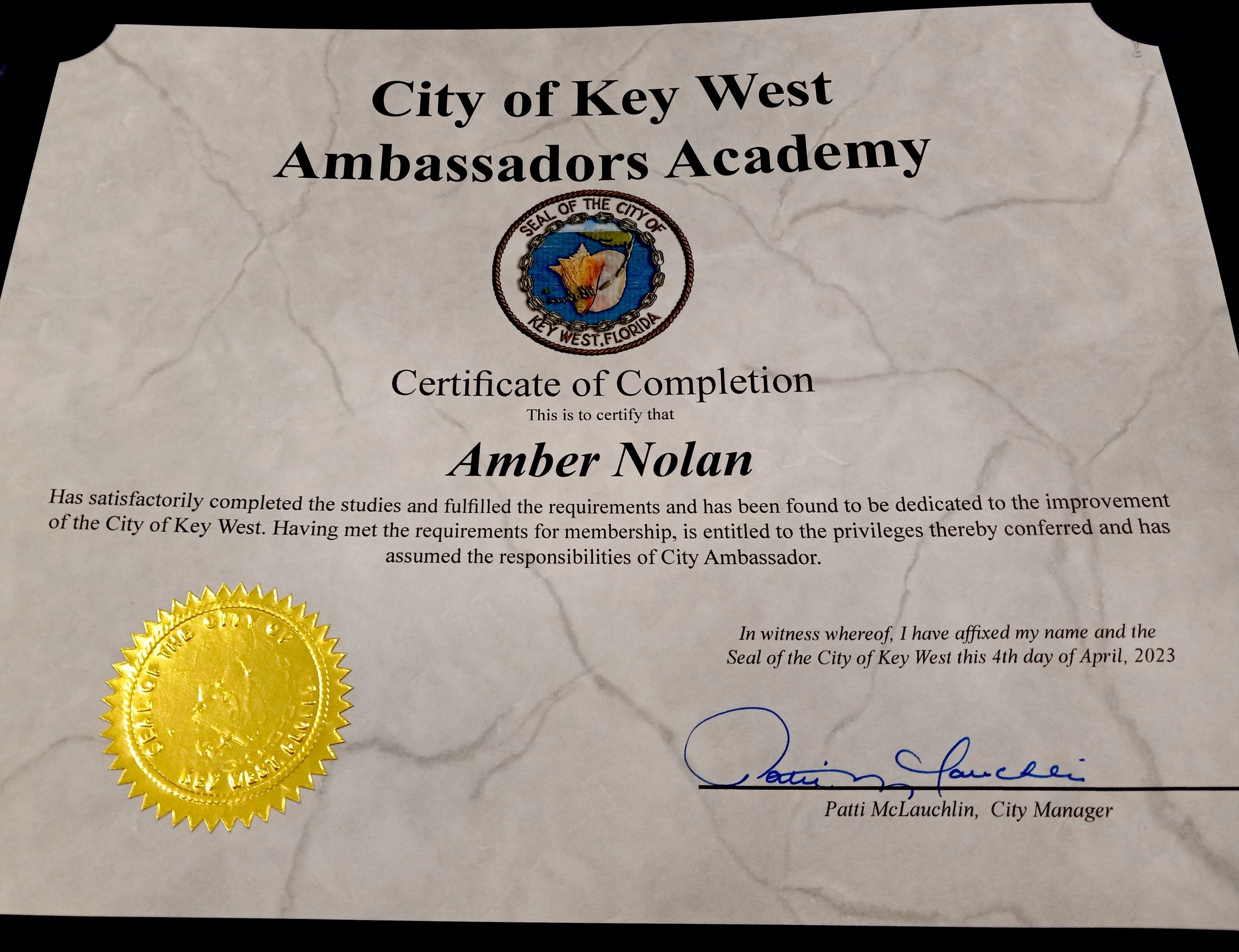 Key West Ambassador Program